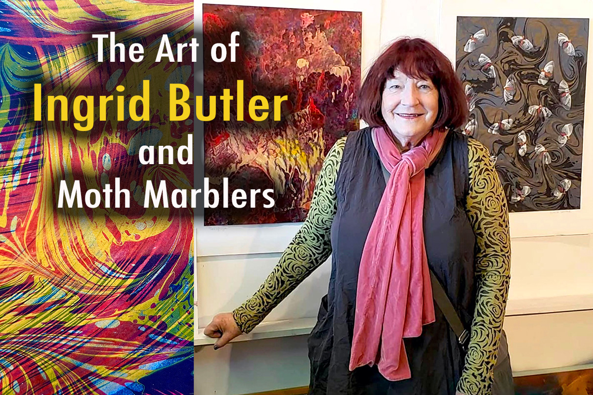 Ingrid Butler, Artist and Marbler